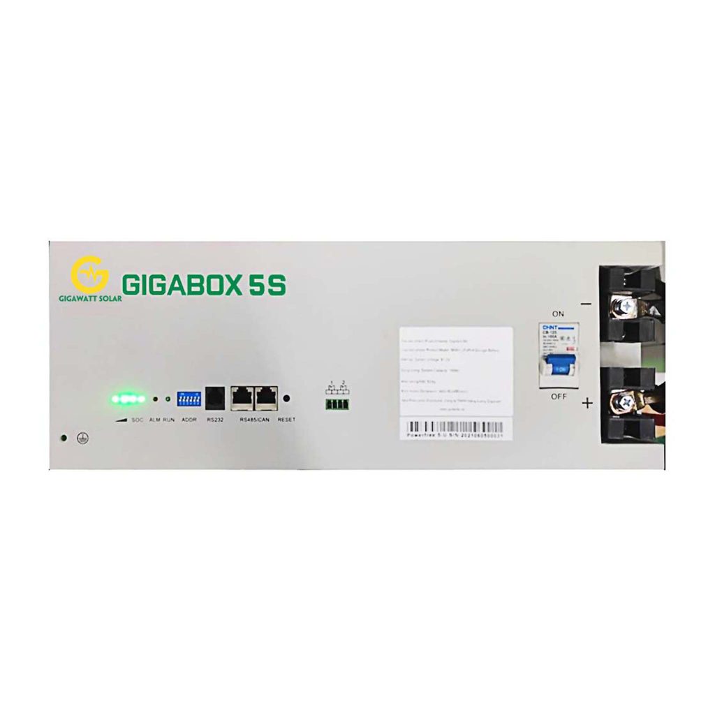 Pin lưu trữ Lithium Gigabox 5kw/100Ah tại Bà rịa Vũng Tàu - Chuyên tư ...